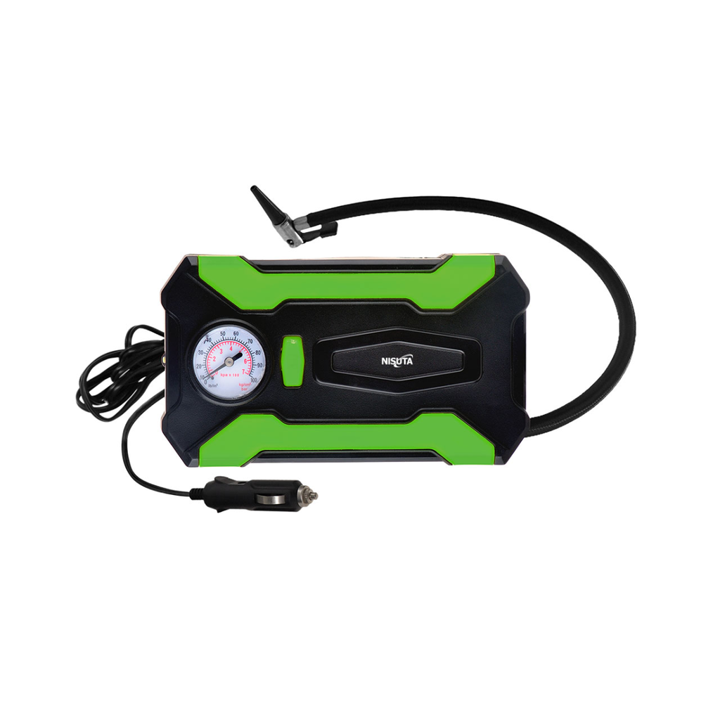 COMPRESOR DE AIRE 19L/MIN PARA AUTO, CON MANOMETRO Y LUZ | Electronica ...